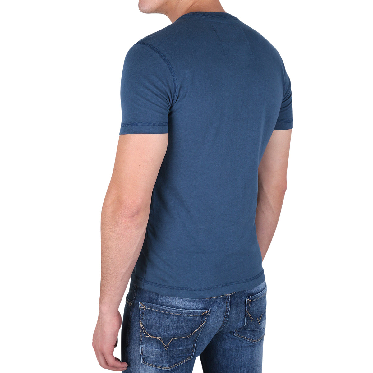 Playera Cuello V Slim Fit Manga Corta (11079)– silverplatestore