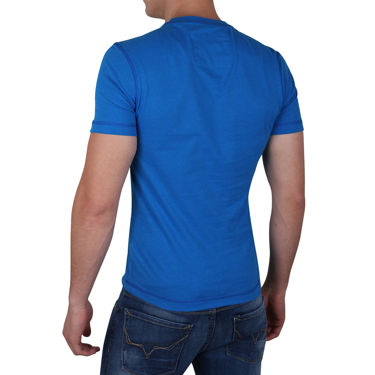 Playera Cuello V Slim Fit Manga Corta (11079)– silverplatestore