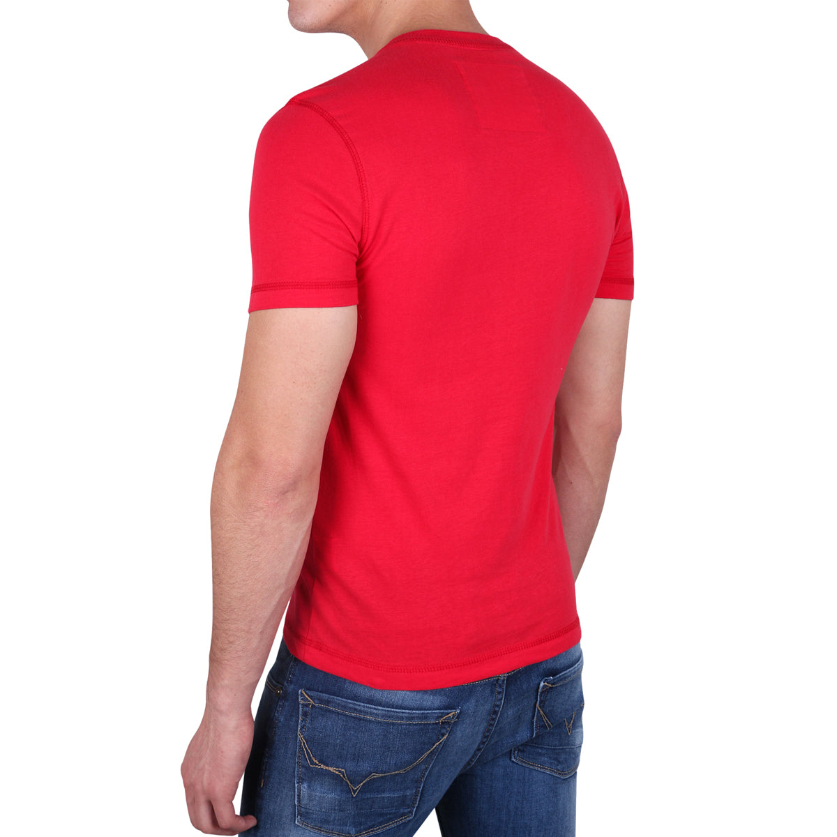 Playera Cuello V Slim Fit Manga Corta (11079)– silverplatestore